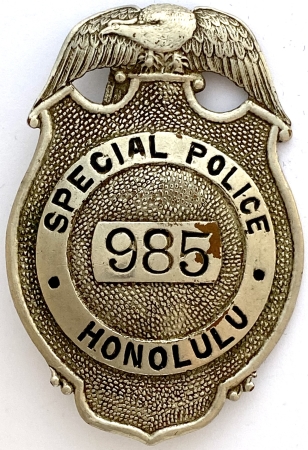 Hawaiian Police Badges