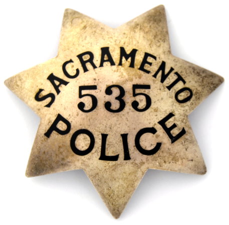 Sacramento Police Badges