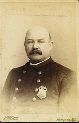 Paterson, NJ Police Officer Cabinet Photo at Jim Casey's Police Guide