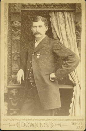 Topeka, Kansas Police Officer Cabinet Photo at Jim Casey's Police Guide